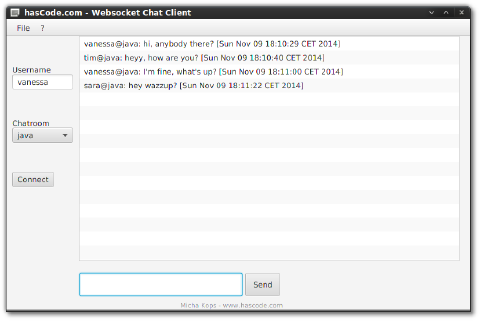 Creating different Websocket Chat Clients in Java | Micha Kops' Tech Notes