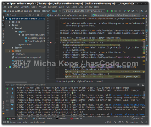Downloading Maven Artifacts from a POM file programmatically with ...