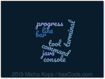 Terminal Based Progress Bar for Java Applications | Micha Kops' Tech Notes